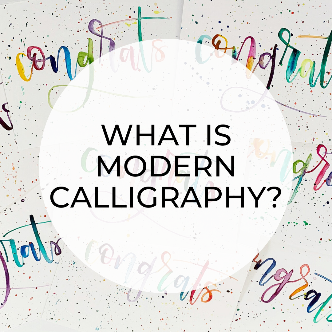 What is Modern Calligraphy? – Lemon Press Studio